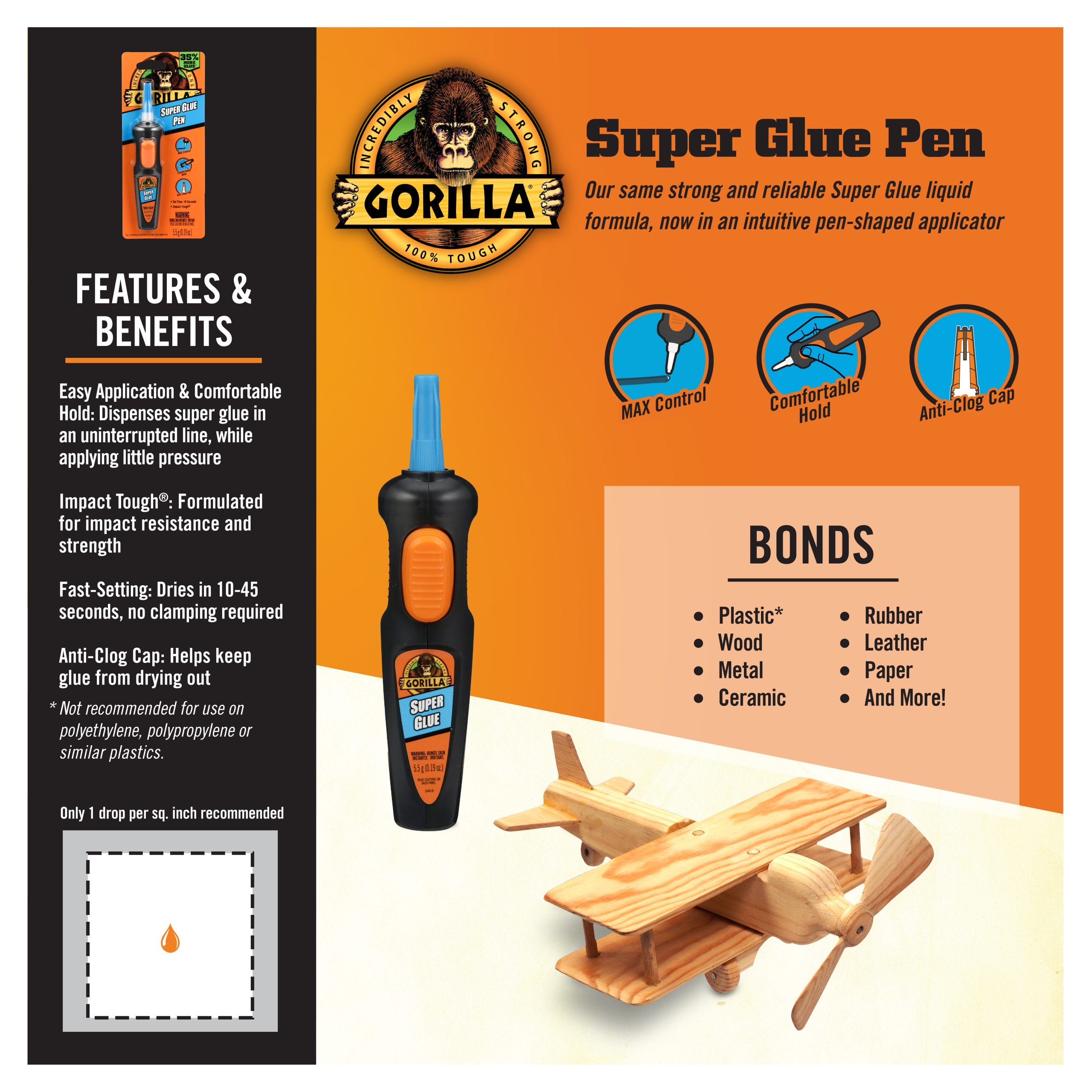 Gorilla Super Glue - Incredibly Strong Glue | Gorilla Glue